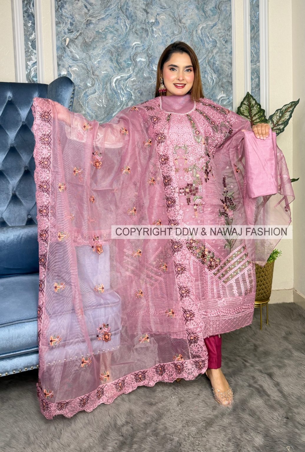 Pakistani luxury quta fabric-B – Alizasmart